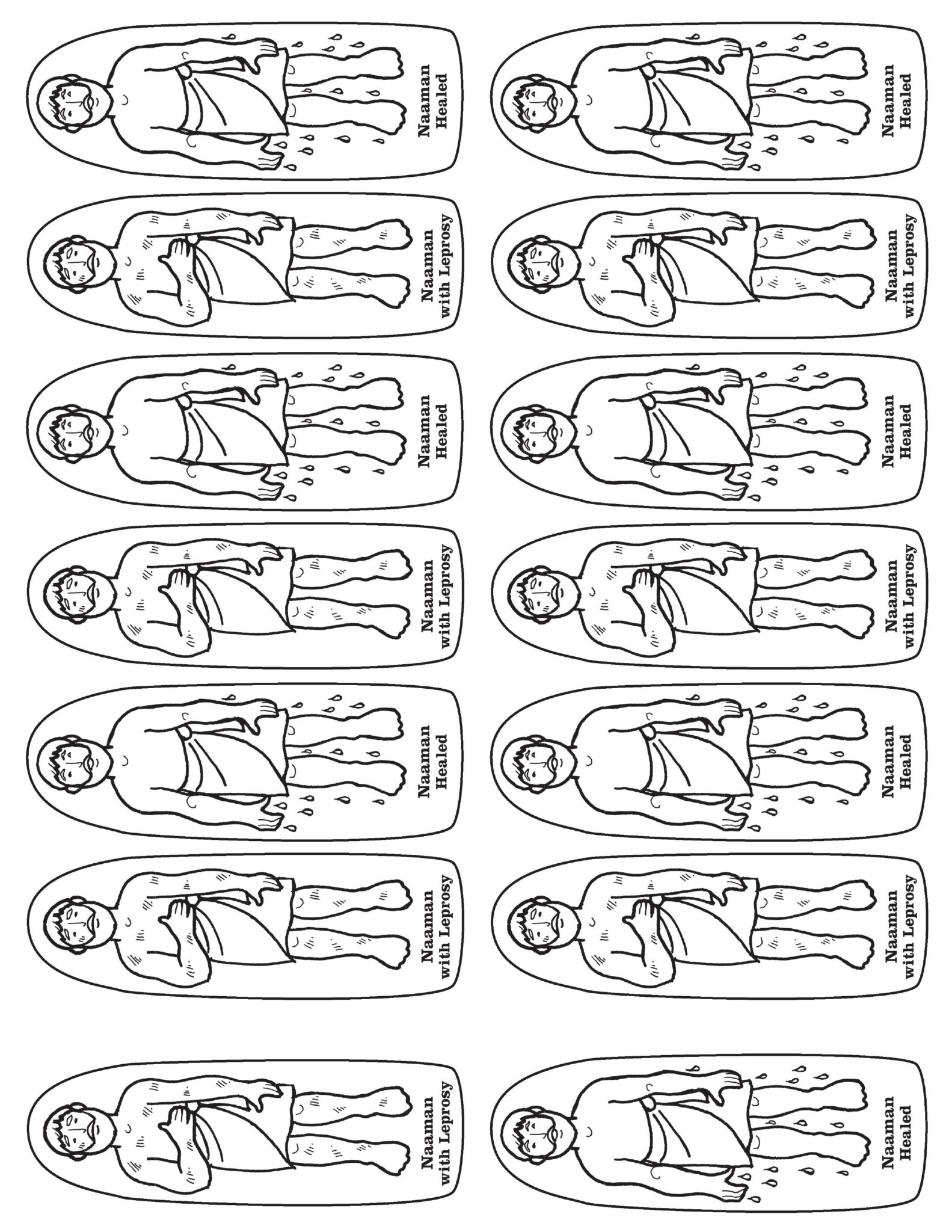 Printable Naaman Crafts For Preschoolers - Printable Preschool Worksheets