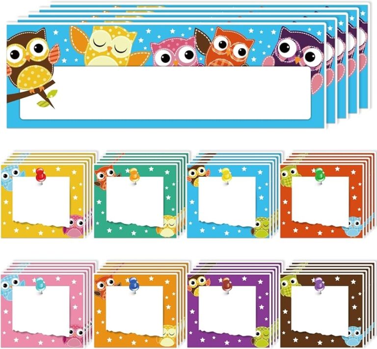 Printable Owl Nameplates For Preschool - Printable Preschool Worksheets