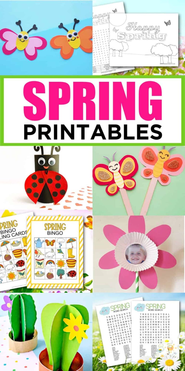 Printable Spring Crafts For Preschoolers - Printable Preschool Worksheets
