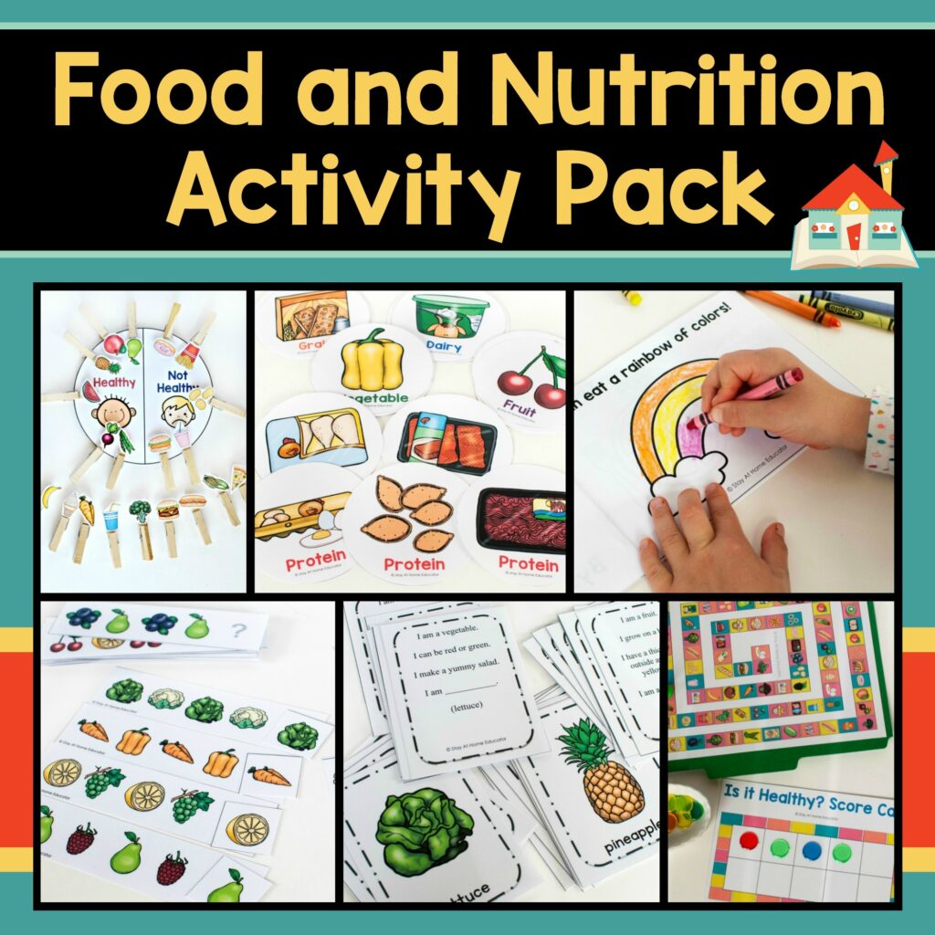 Printable Nutrition Games For Preschoolers - Printable Preschool Worksheets