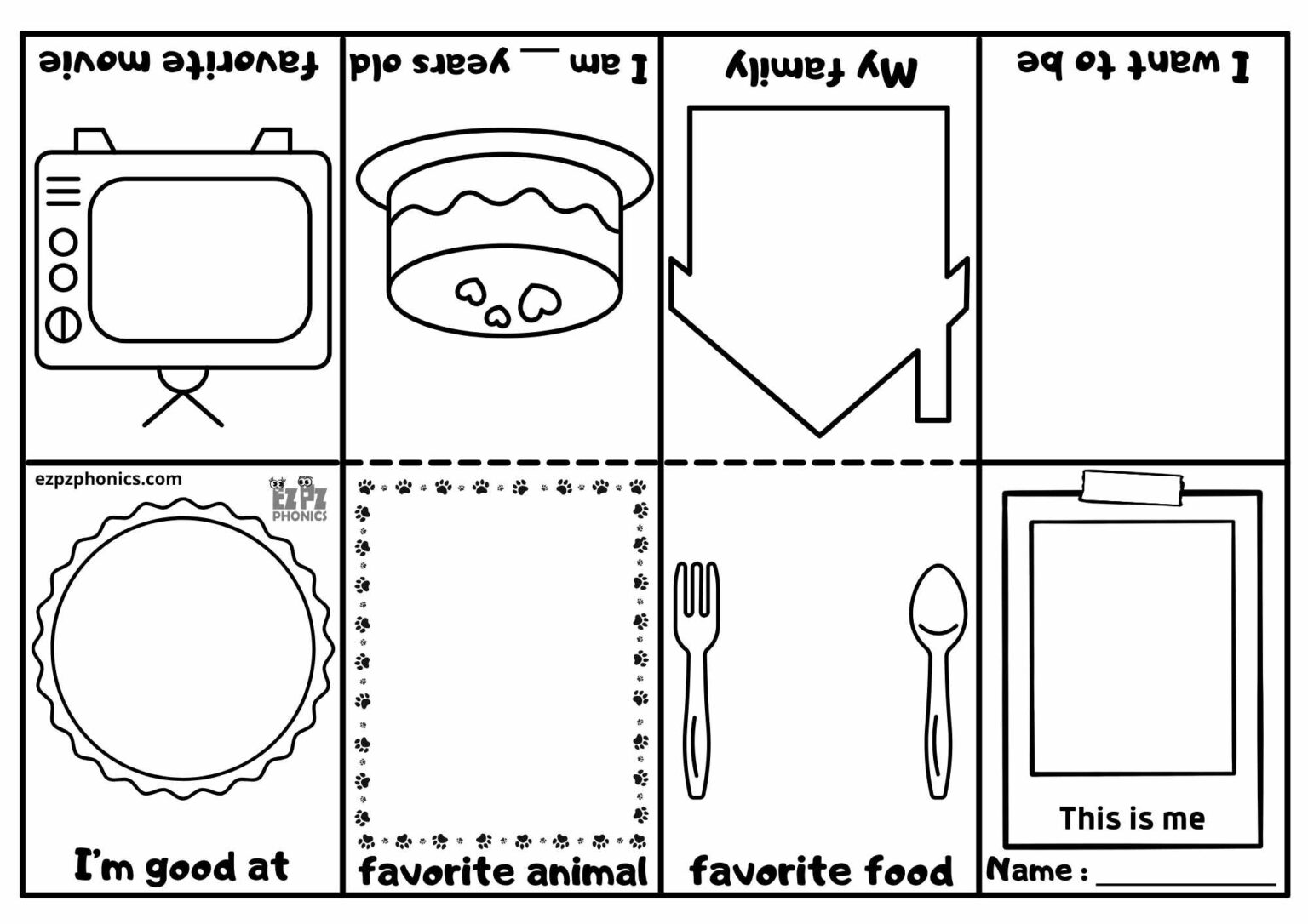 Printable Mini Books For Preschoolers - Printable Preschool Worksheets