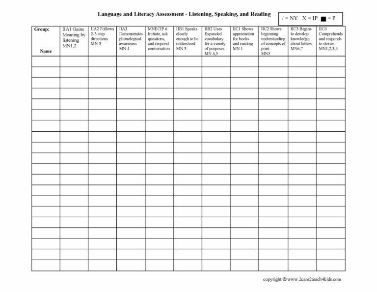 Printable Preschool Assessment Forms Pdf - Printable Preschool Worksheets