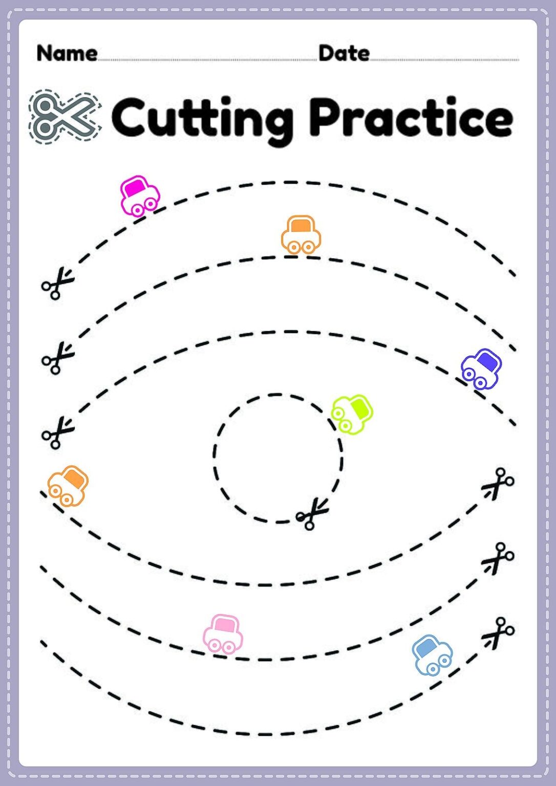 Printable Scissor Activities For Preschoolers - Printable Preschool ...