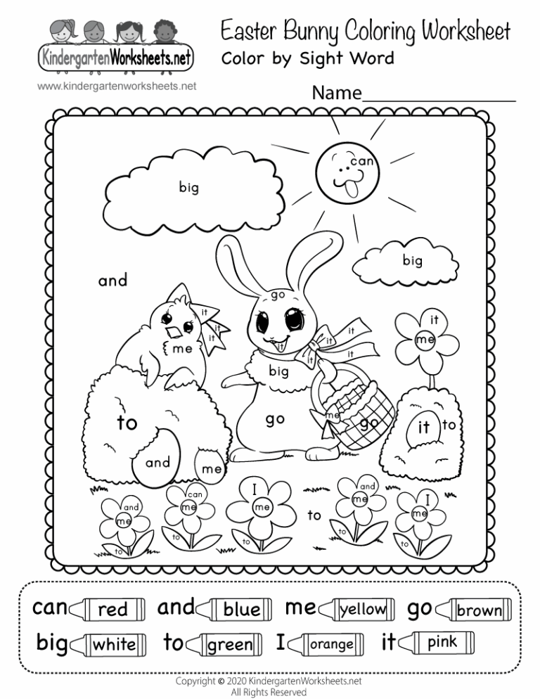 Free Printable Easter Preschool Worksheets - Printable Preschool Worksheets