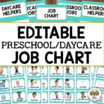 Printable Preschool Job Chart - Printable Preschool Worksheets