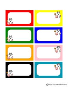 Printable Preschool Cubby Labels - Printable Preschool Worksheets