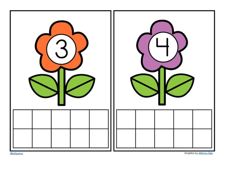 Printable Preschool Flower Theme Worksheets - Printable Preschool ...