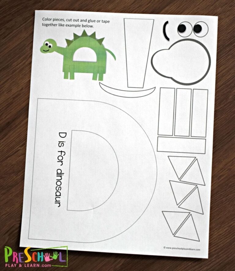 Printable Preschool Crafts Of The Alphabet - Printable Preschool Worksheets