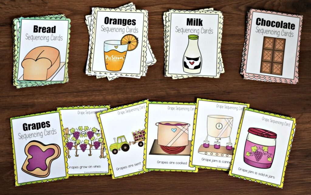 Printable Sequence Cards For Preschoolers - Printable Preschool Worksheets
