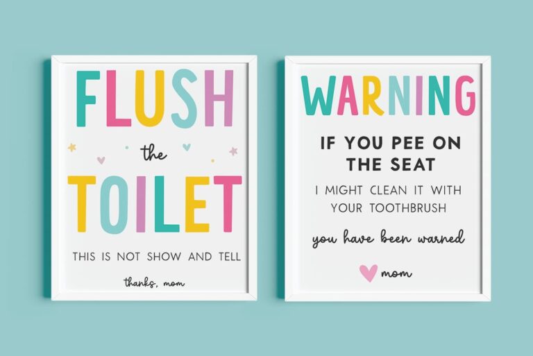 Printable Preschool Bathroom Signs - Printable Preschool Worksheets