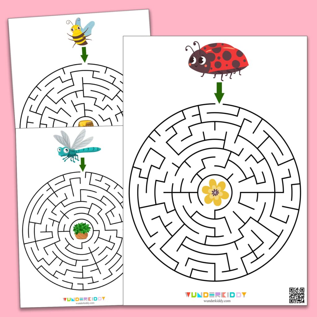 Printable Maze Game For Preschoolers - Printable Preschool Worksheets