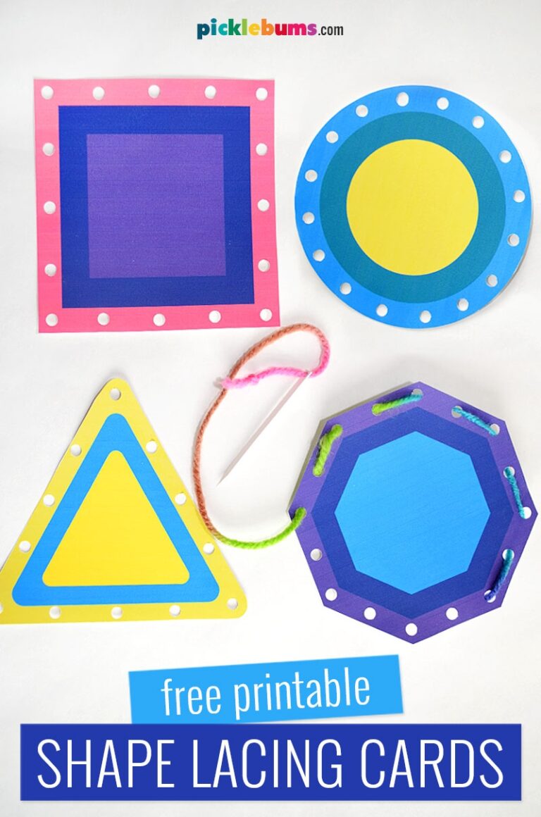 Printable Sewing Cards For Preschoolers - Printable Preschool Worksheets