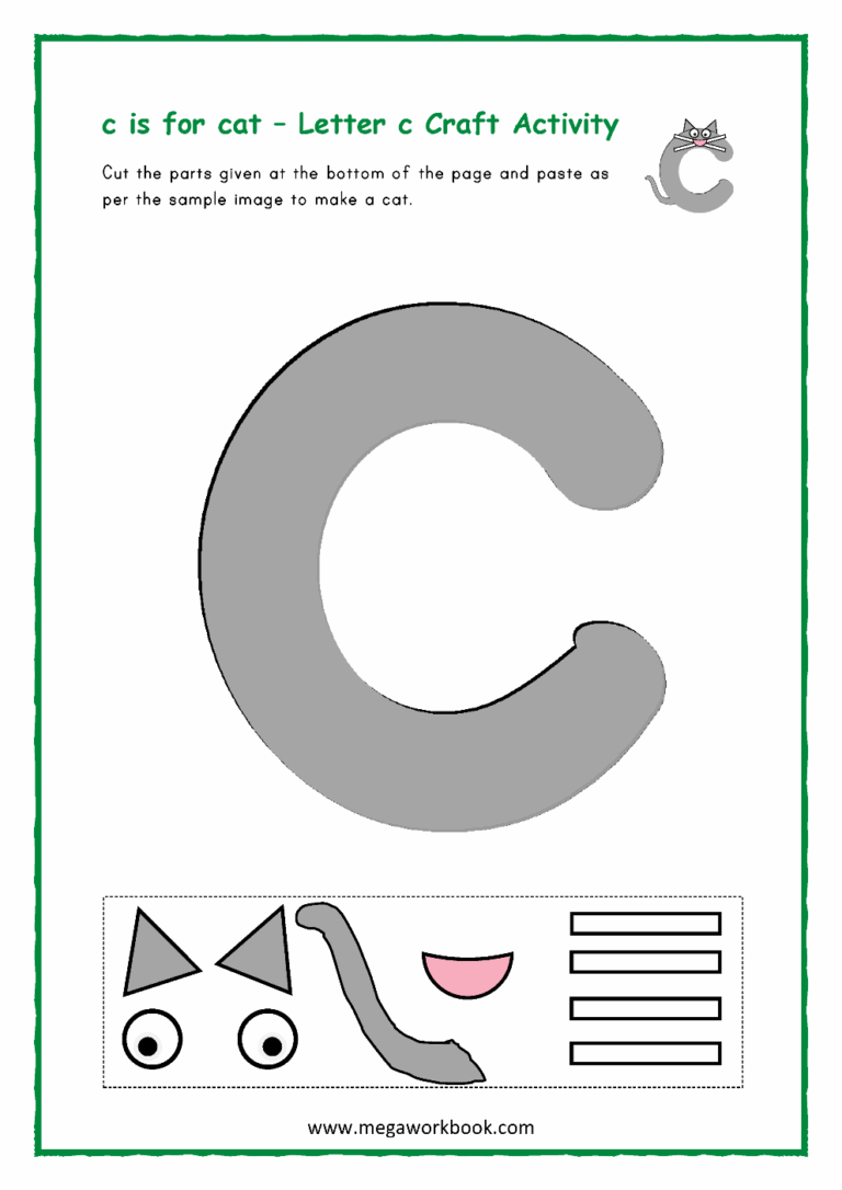 Printable Letter C Activities For Preschoolers - Printable Preschool ...