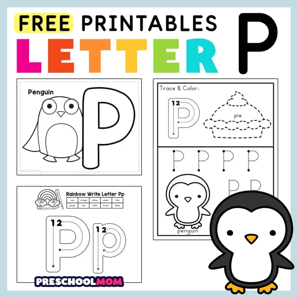 Printable Letter P Worksheets For Preschool - Printable Preschool ...