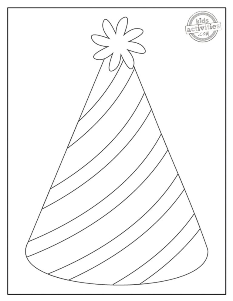 Printable Preschool Party Hats - Printable Preschool Worksheets
