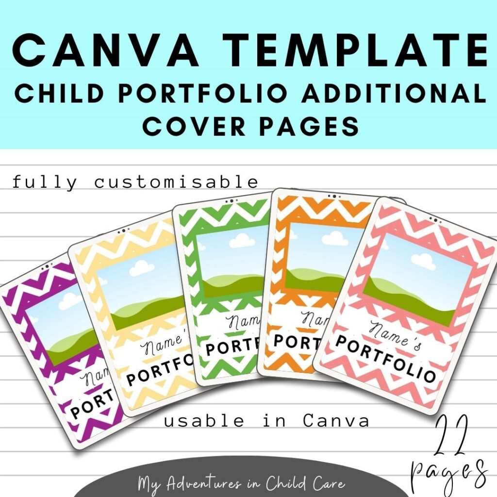 Printable Preschool Portfolio Dividers - Printable Preschool Worksheets