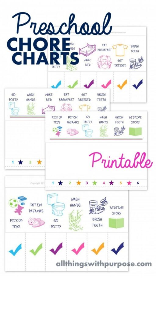 Printable Preschool Chore Chart - Printable Preschool Worksheets