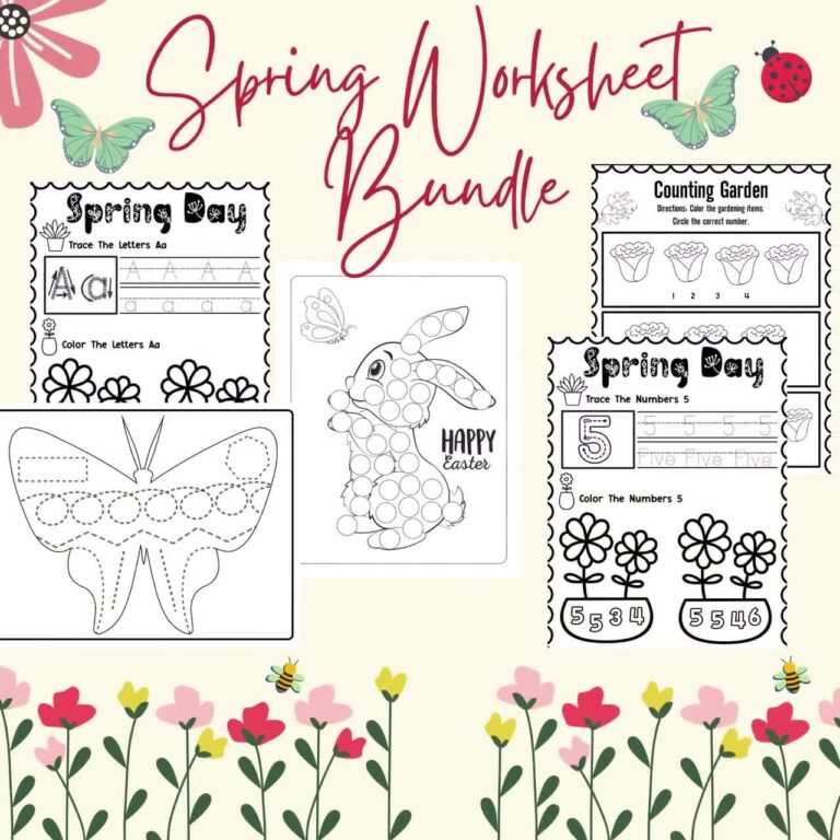 Printable Preschool Spring Worksheets - Printable Preschool Worksheets