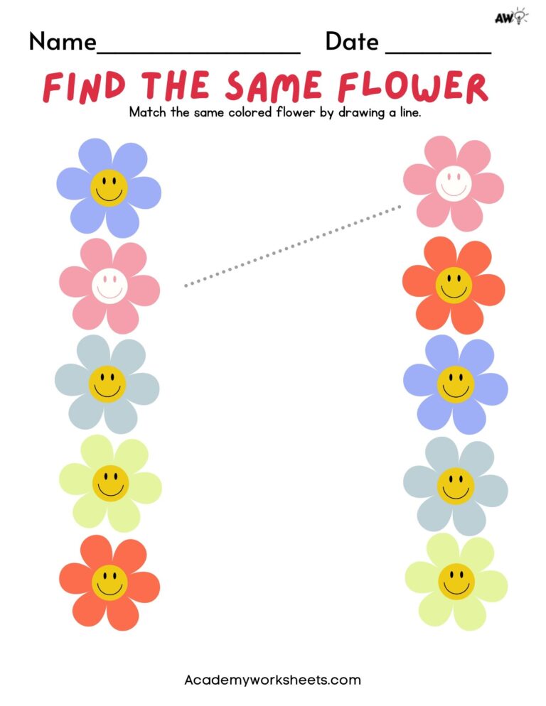 Printable Matching Activities For Preschoolers - Printable Preschool ...